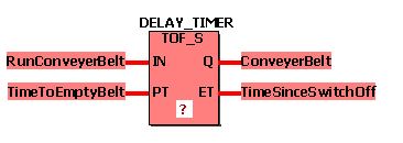 TOF / TOF_S - Off-delay timer